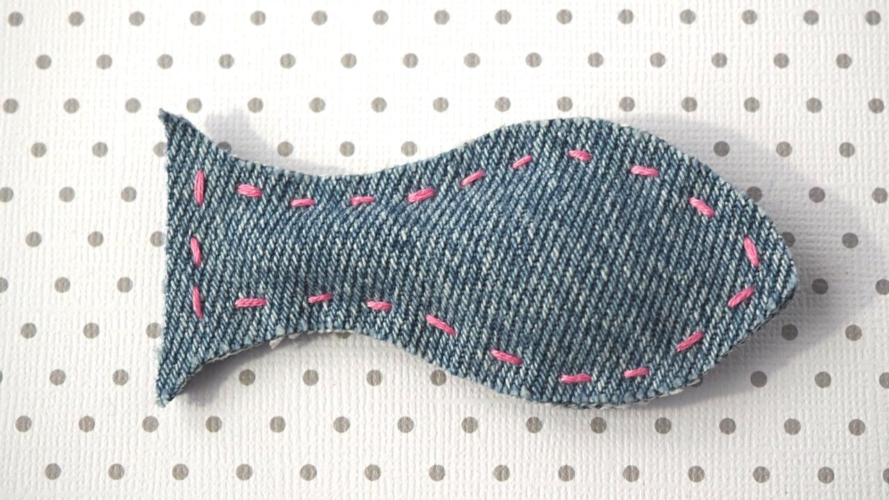 Recycled Denim Fish Tutorial - Create with Claudia