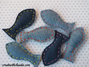 Recycled Denim Fish Tutorial - Create with Claudia