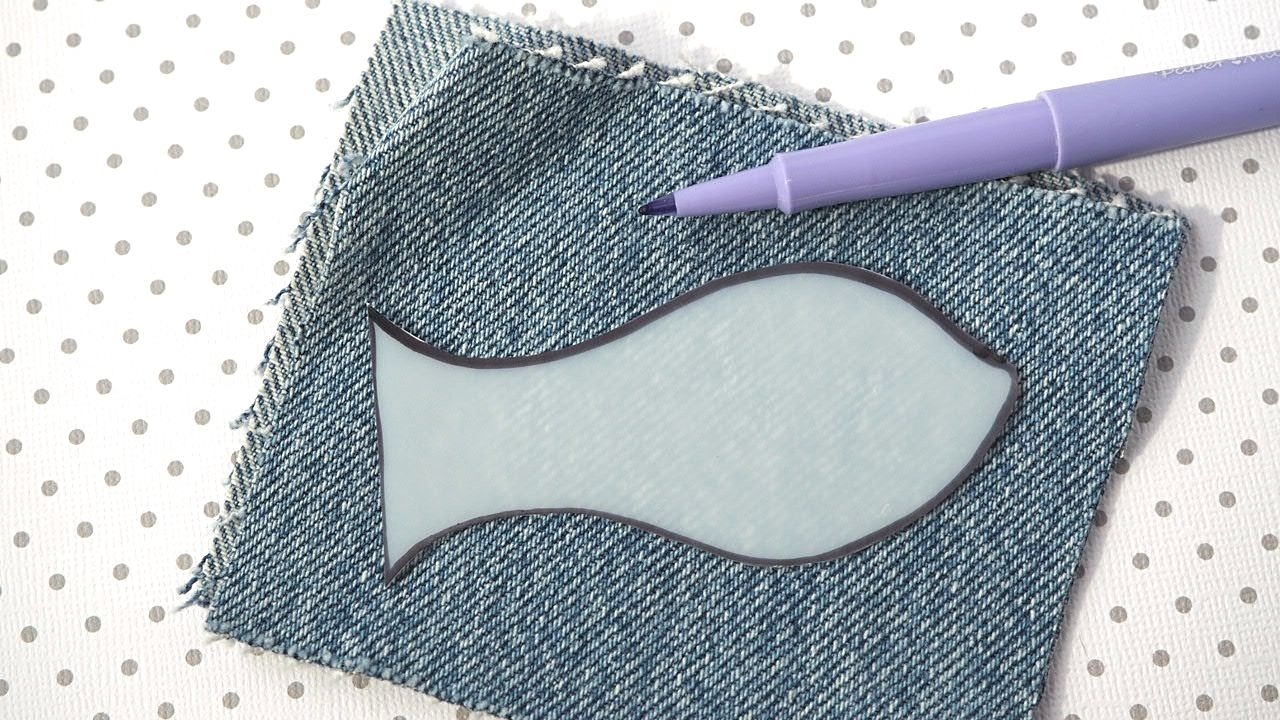 Recycled Denim Fish Tutorial - Create with Claudia