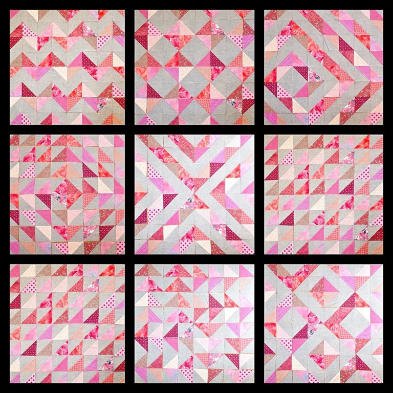 16 Half Square Triangle Quilt Patterns - Create with Claudia