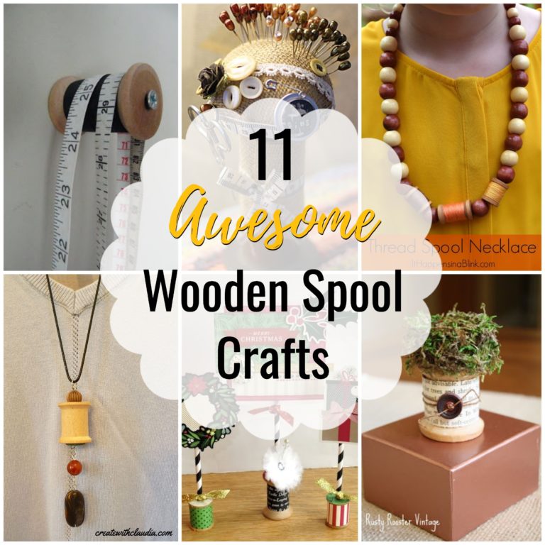 Wooden Spool Craft Projects - Create with Claudia