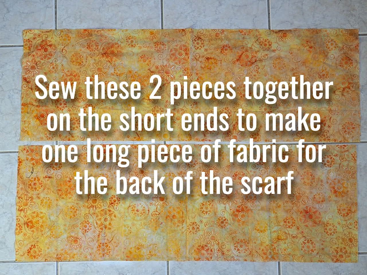 Patchwork Infinity Scarf Pattern - Create with Claudia