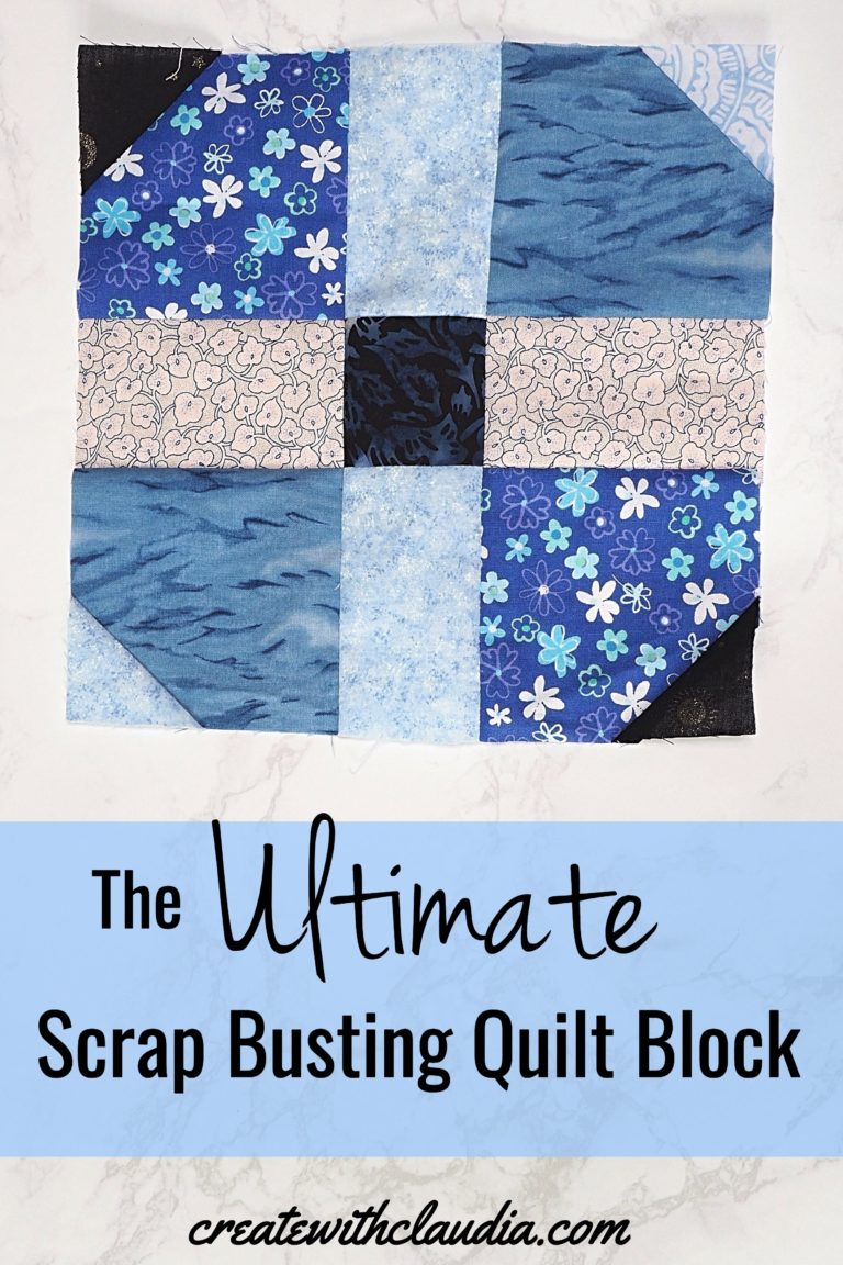 Scrap Busting Quilt Block Tutorial - Create with Claudia