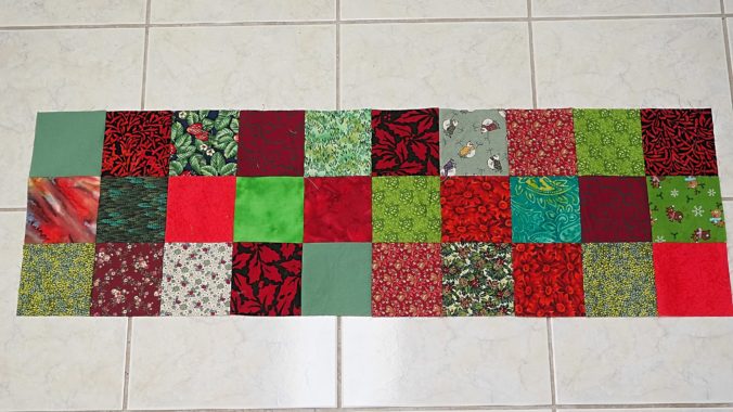 Christmas Rick Rack Table Runner - Create with Claudia