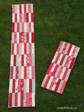Jelly Roll Bed Runner Pattern - Create with Claudia