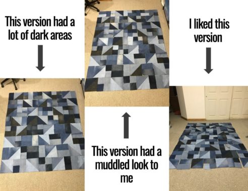 Freeform Denim Quilt Pattern - Create with Claudia