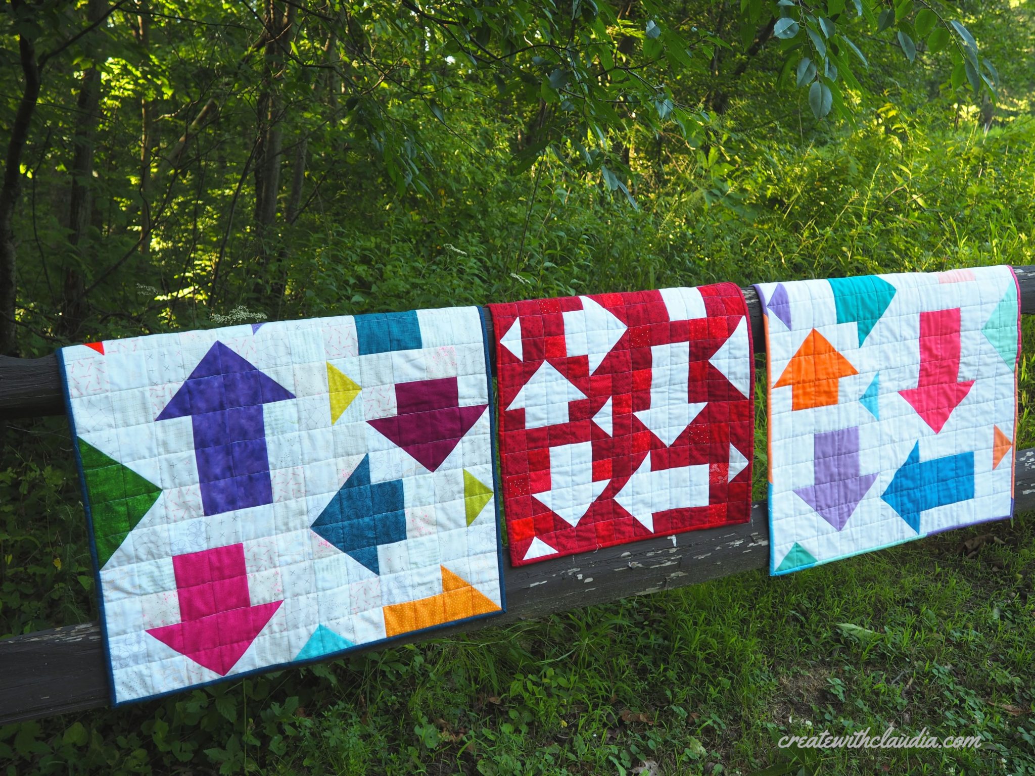 Free Modern Wall Quilt Pattern - Create with Claudia