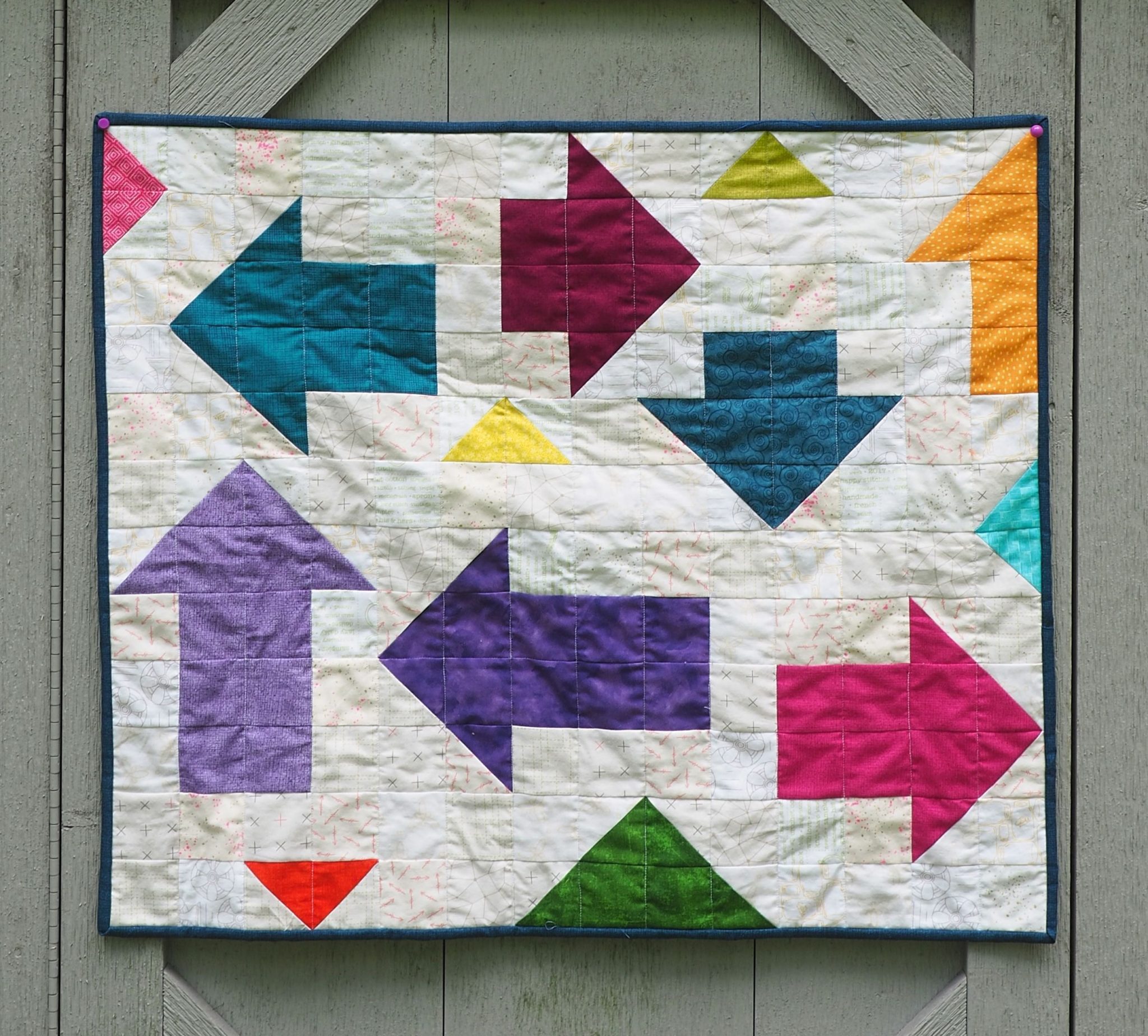 Free Modern Wall Quilt Pattern - Create with Claudia