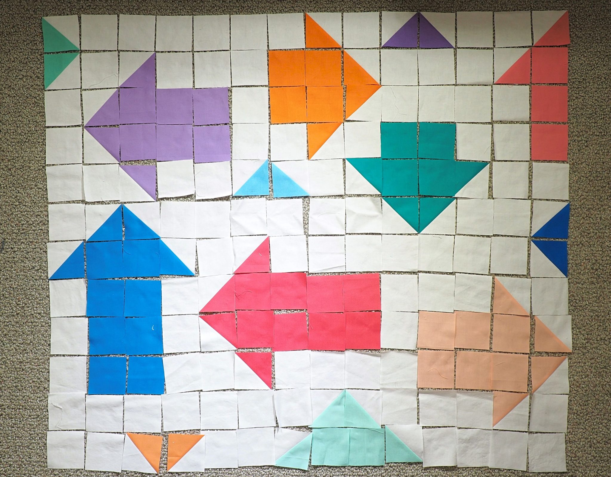 Free Modern Wall Quilt Pattern - Create with Claudia