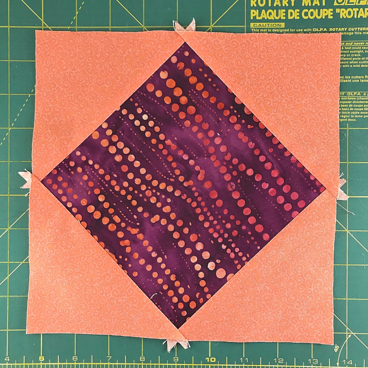 How to Make a Square in a Square Quilt Block - Create with Claudia