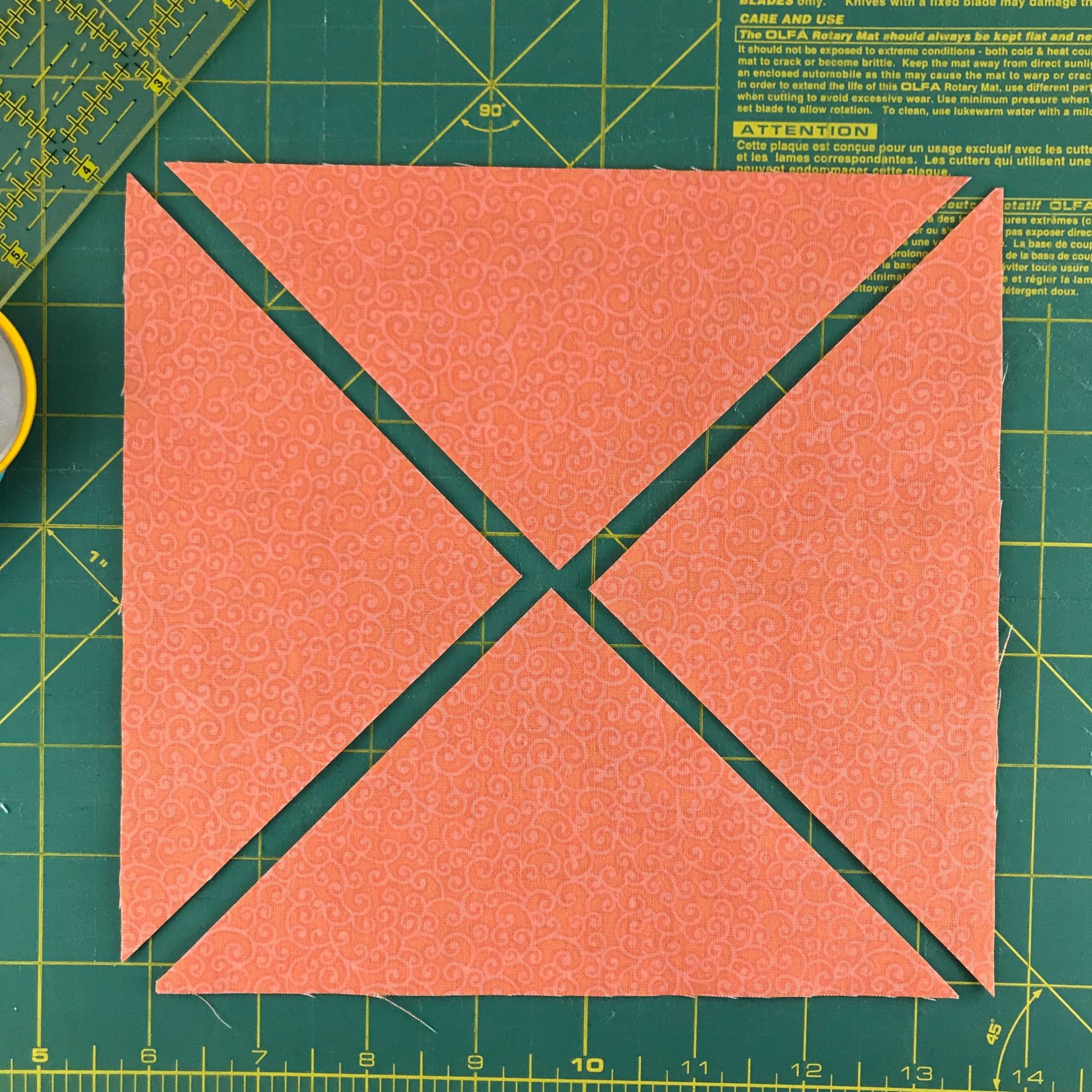 How to Make a Square in a Square Quilt Block - Create with Claudia