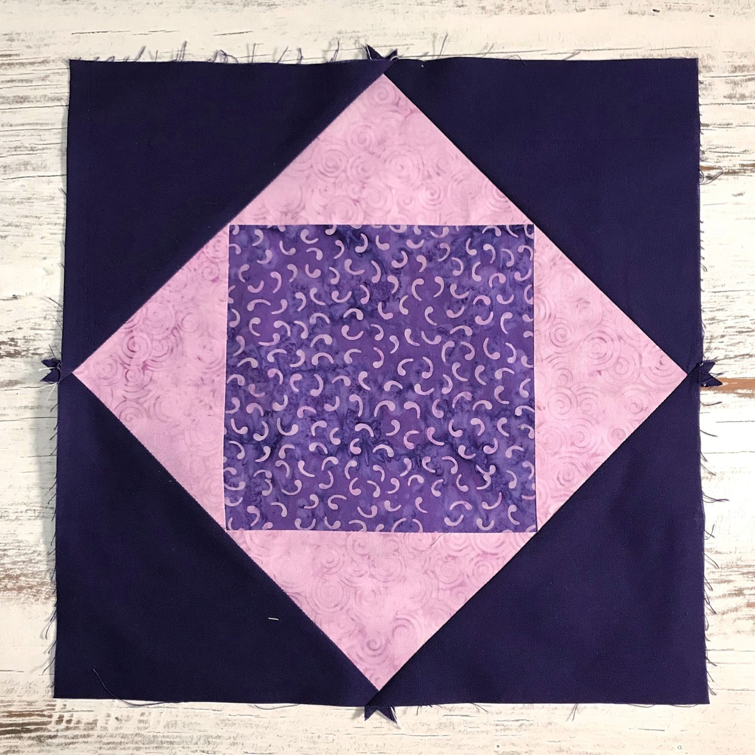 How to Make a Square in a Square Quilt Block - Create with Claudia