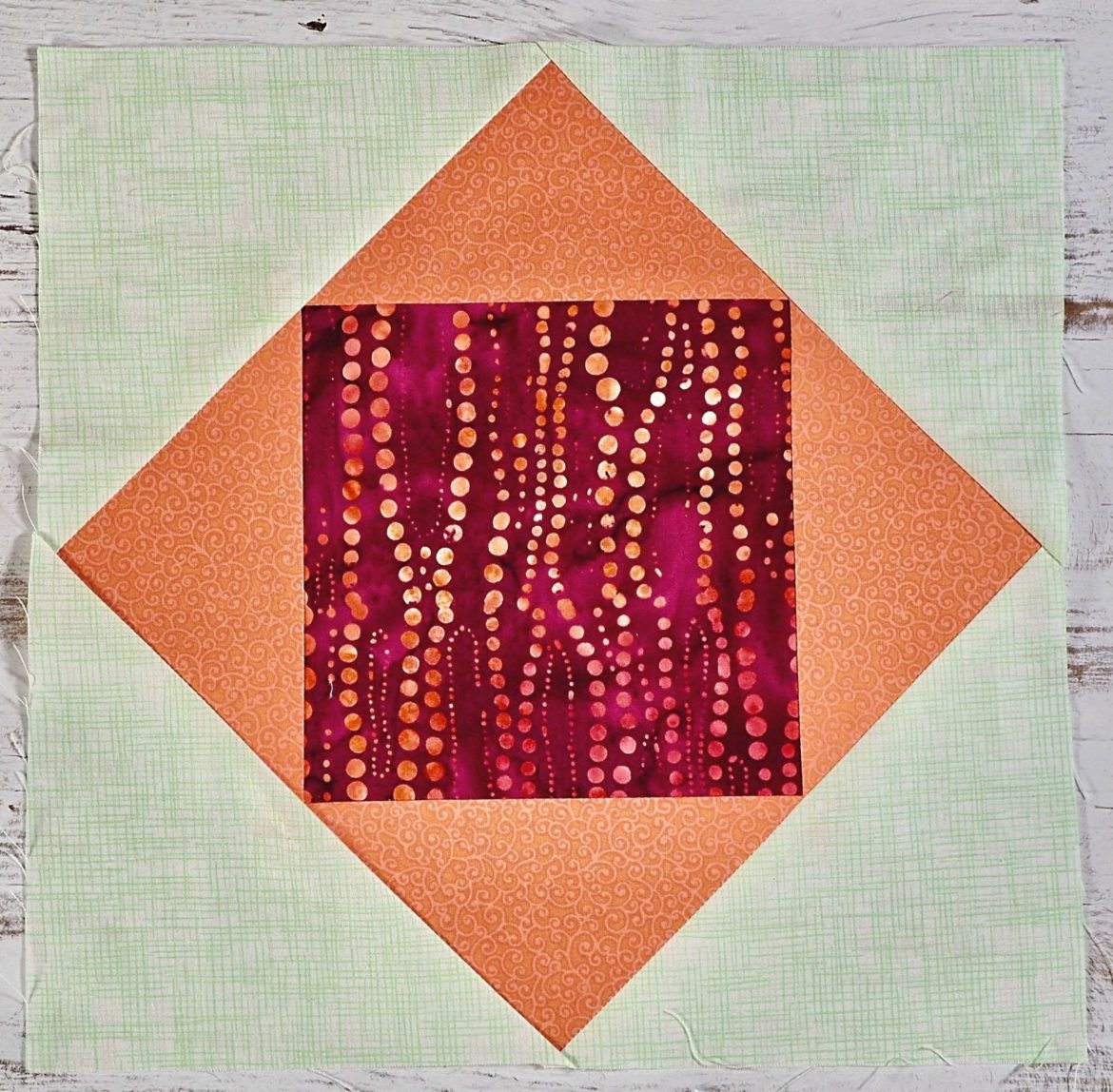 How to Make a Square in a Square Quilt Block - Create with Claudia