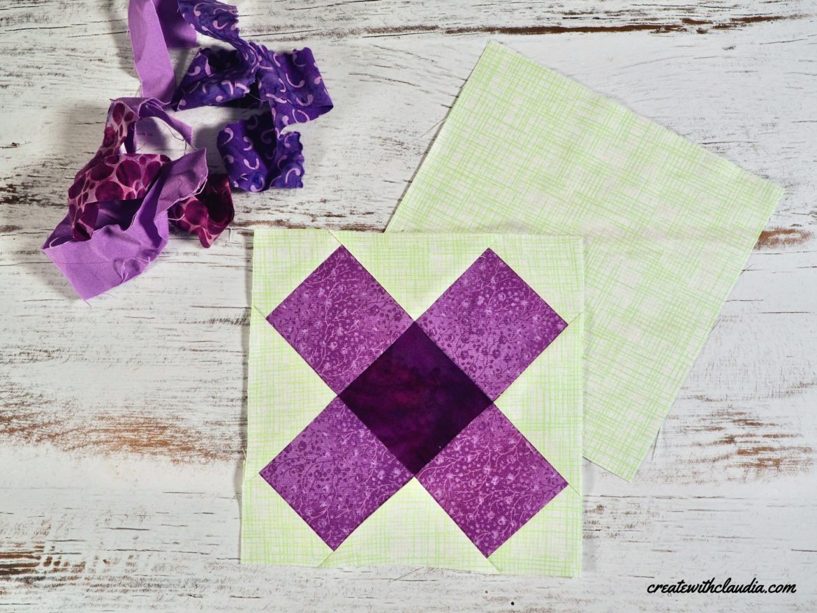 How to Make a Mosaic Quilt Block - Create with Claudia