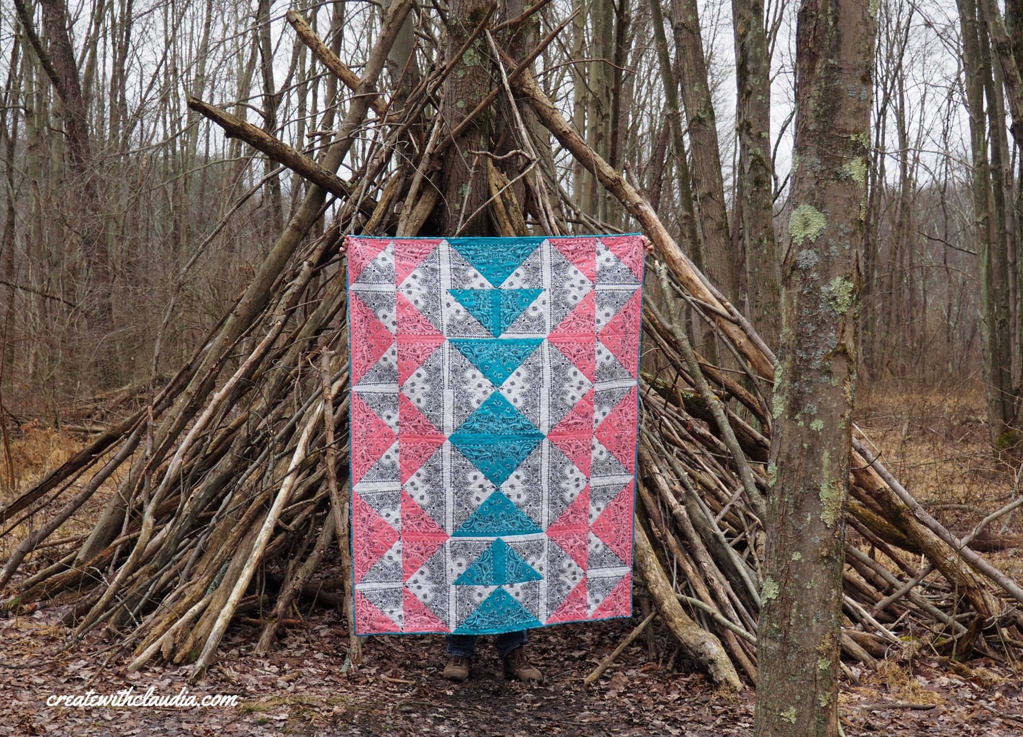 How to Make a Bandana Quilt - Create with Claudia