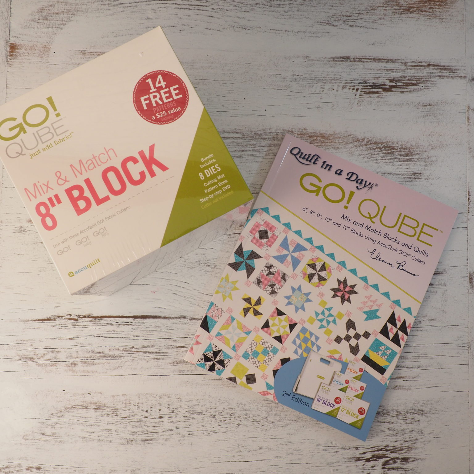 Quilting with the AccuQuilt® Go! Hattie's Choice Die and the 8" Go ...