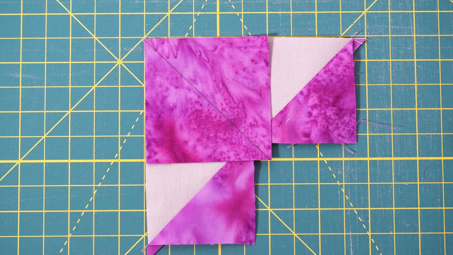 Quilted Batik Placemats Pattern - Winter Skies - Create with Claudia