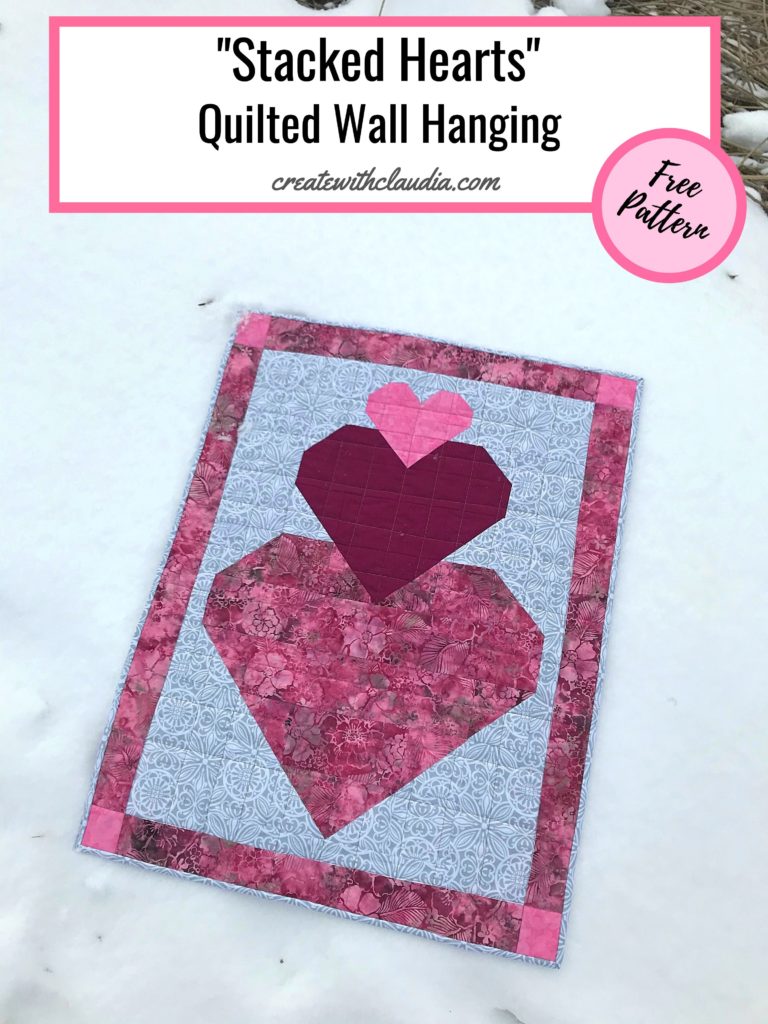 Valentine's Day Quilt Pattern - Create with Claudia