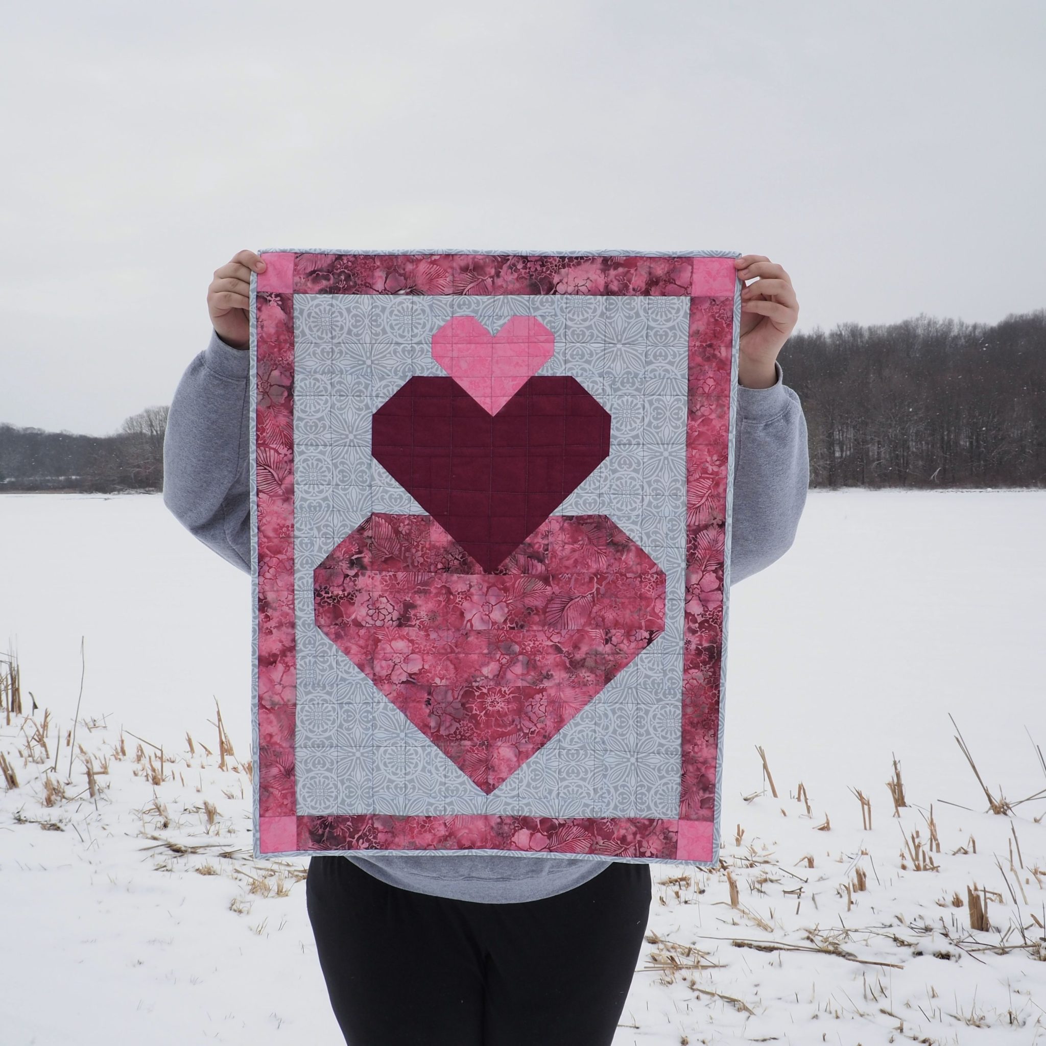 Valentine's Day Quilt Pattern - Create with Claudia