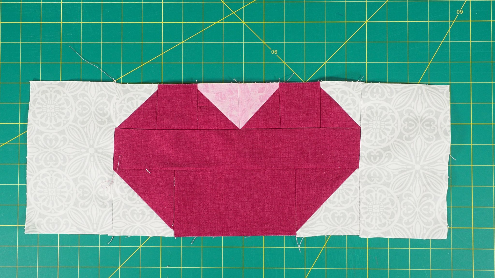 Valentine's Day Quilt Pattern - Create with Claudia