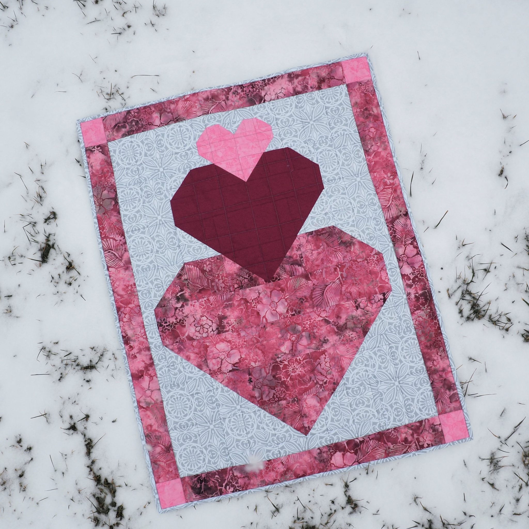 Valentine's Day Quilt Pattern - Create with Claudia