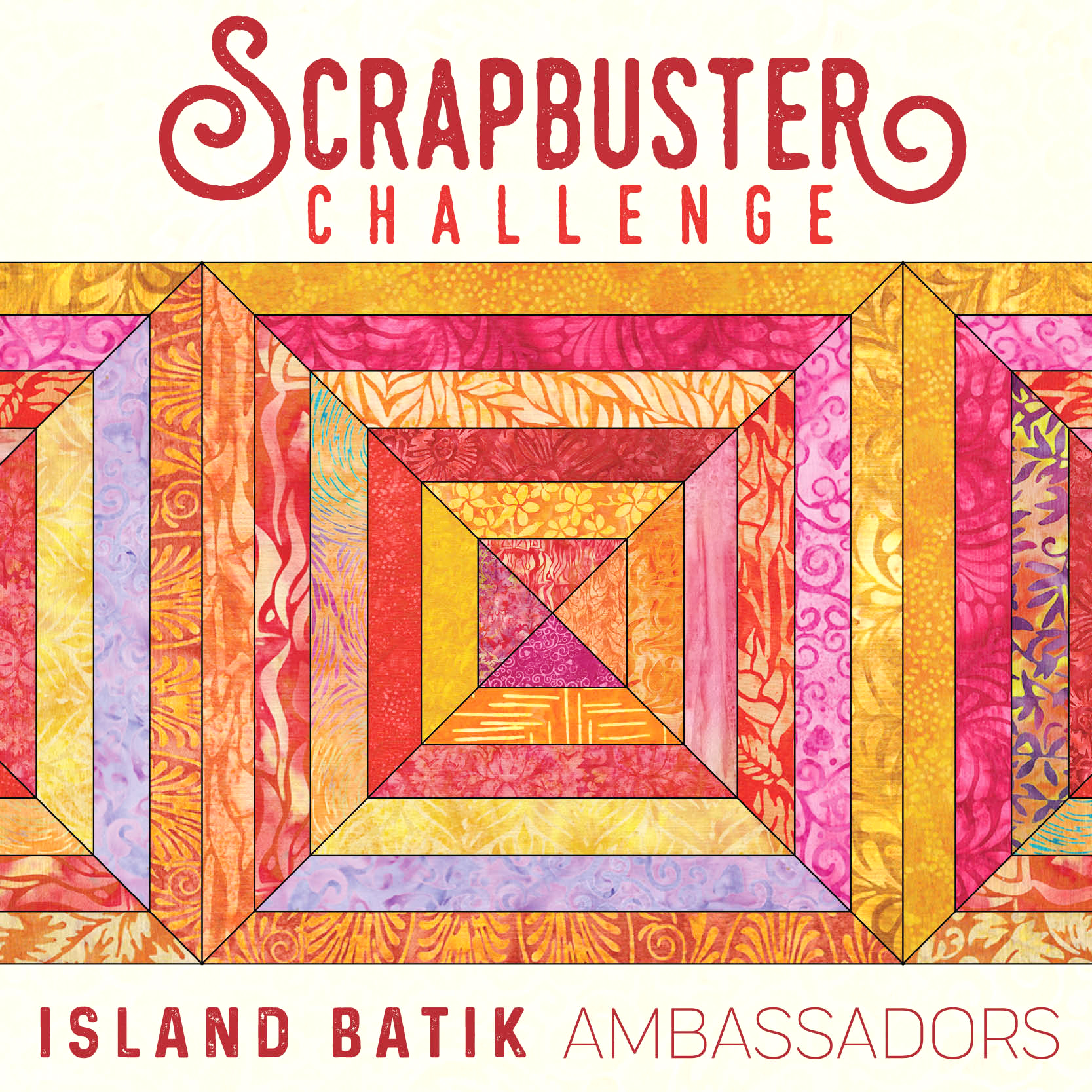 Island Batik Scrap Buster Quilt - Roquefort - Create with Claudia