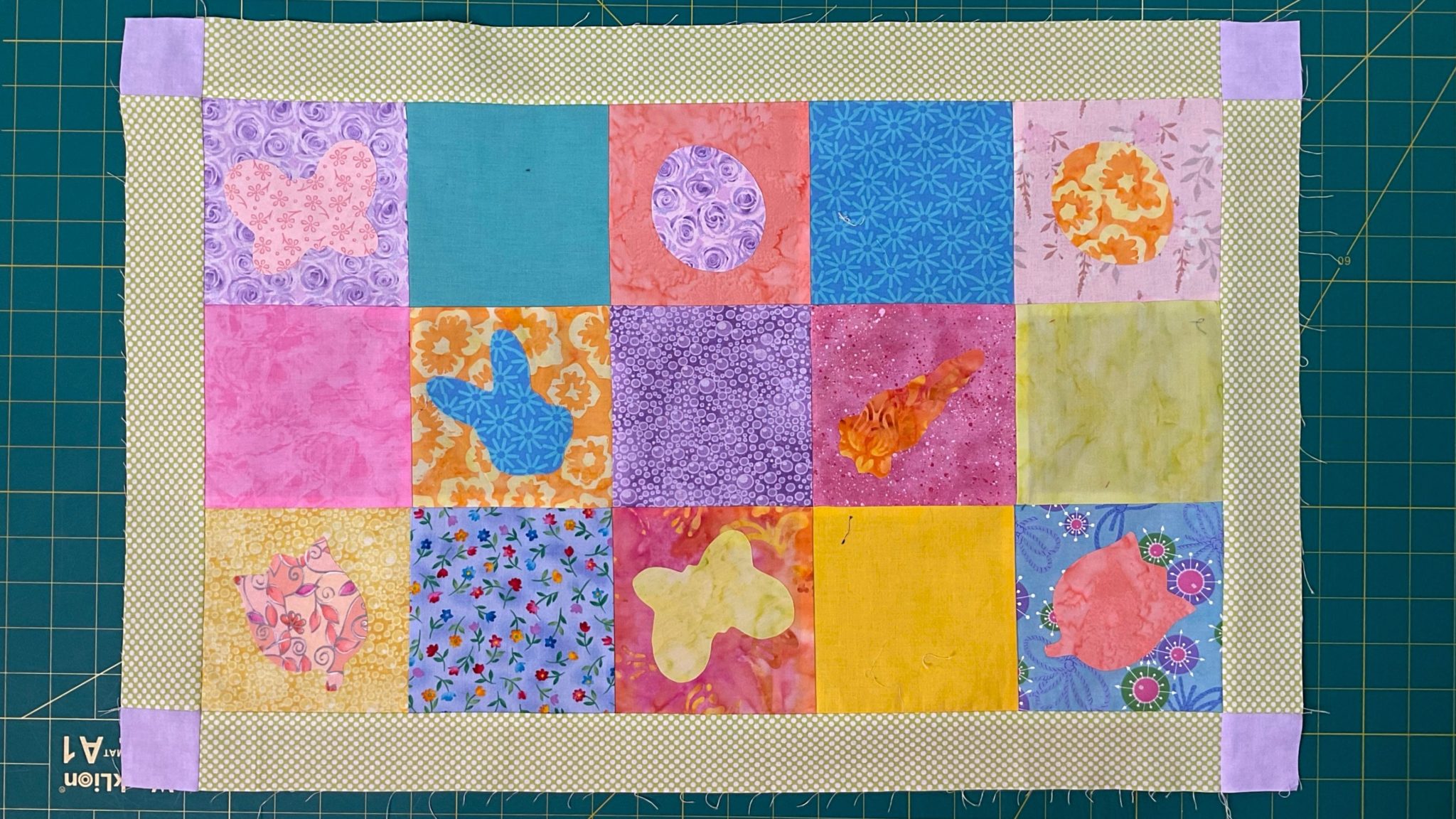 Easy Easter Table Runner Pattern - Create with Claudia