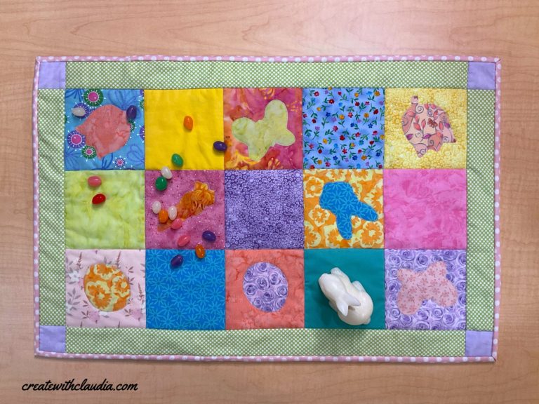 Easy Easter Table Runner Pattern - Create with Claudia