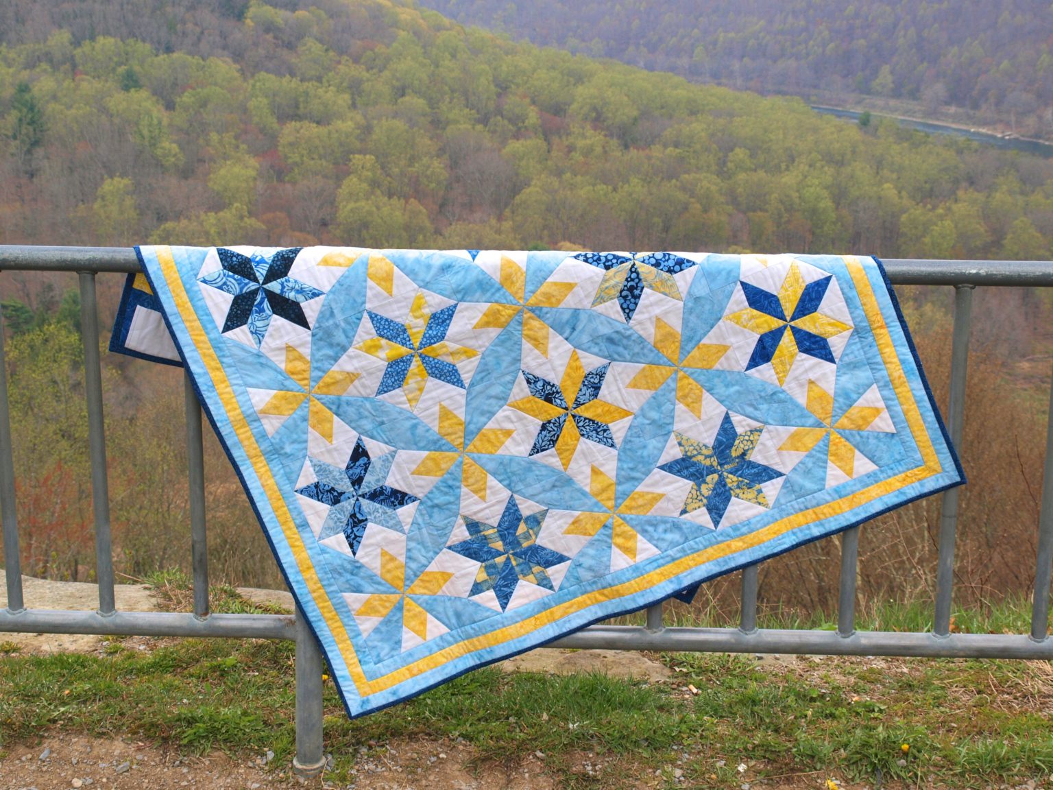 Quilting with the AccuQuilt® Go! Hattie's Choice Die and the 8" Go ...