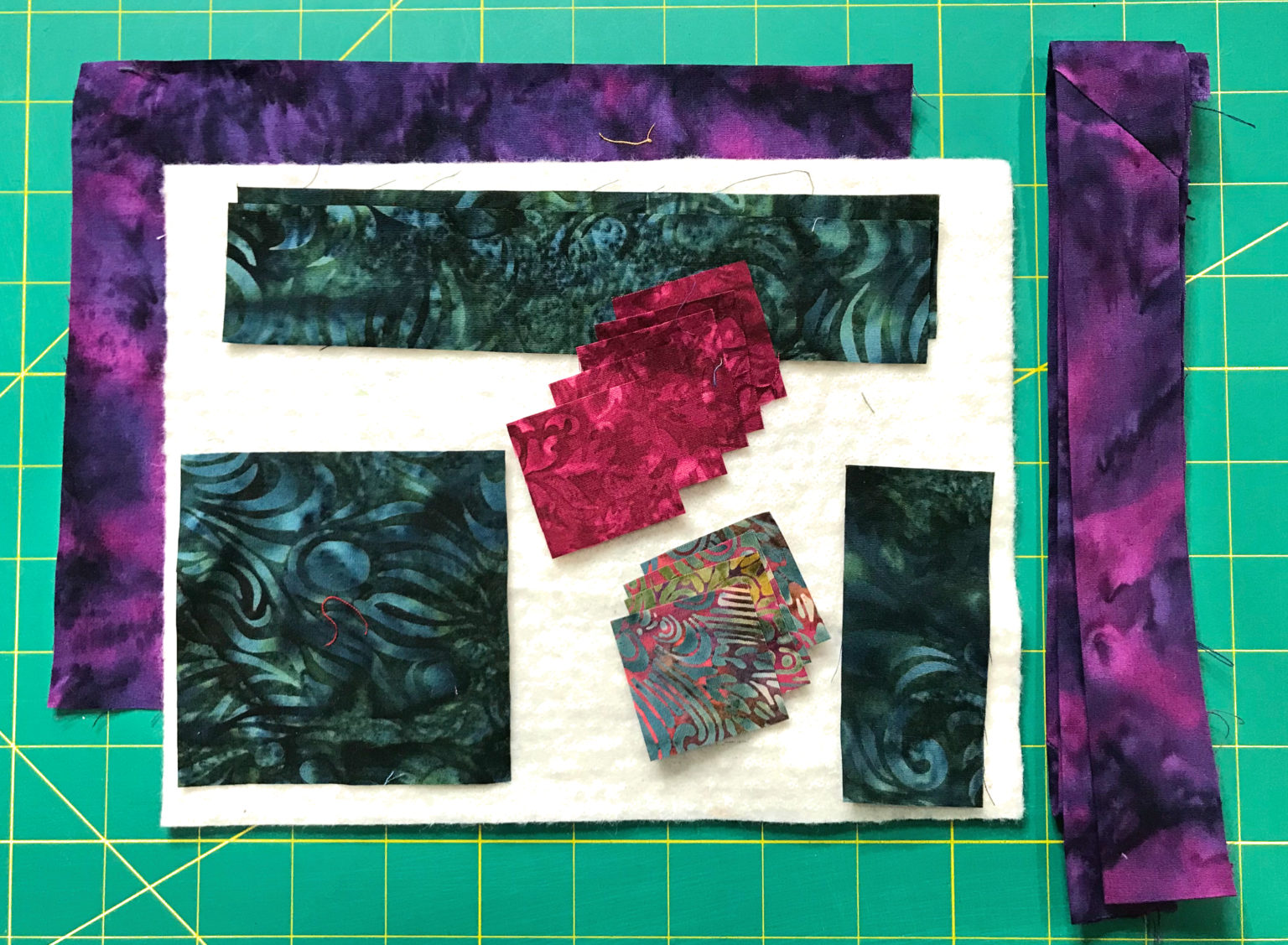 Easy Nine Patch Mug Rug Pattern - Create with Claudia