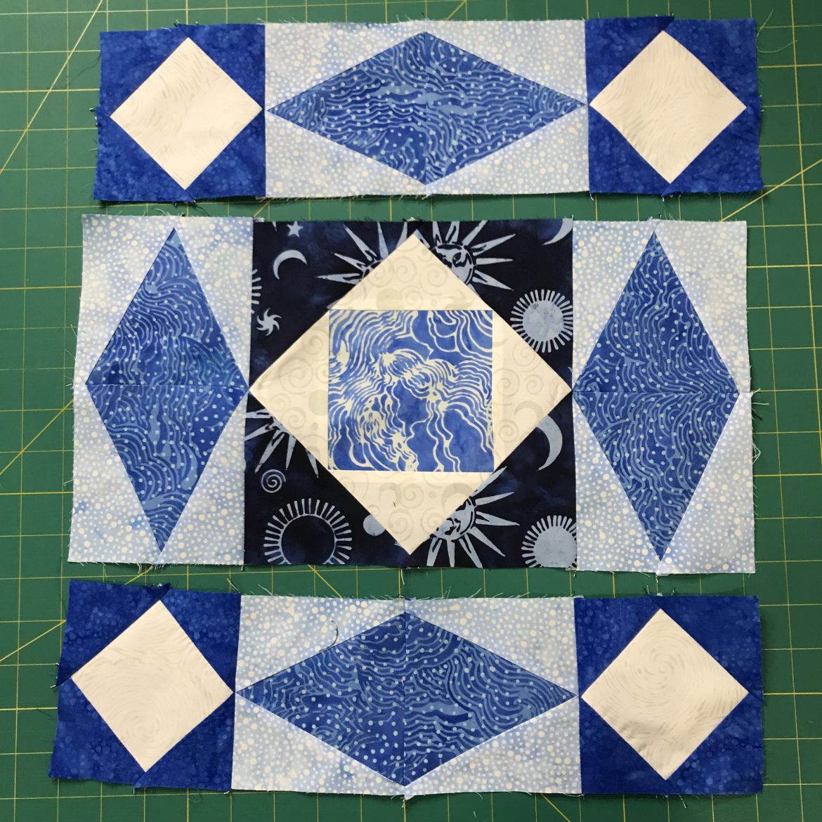 How to Make a Storm at Sea Quilt Block Using the AccuQuilt Go! Cutting ...