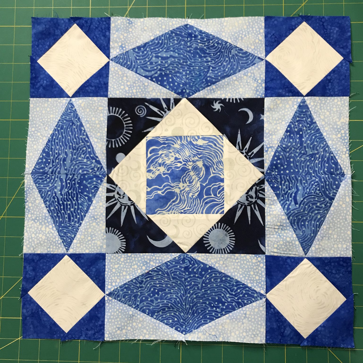 How to Make a Storm at Sea Quilt Block Using the AccuQuilt Go! Cutting ...
