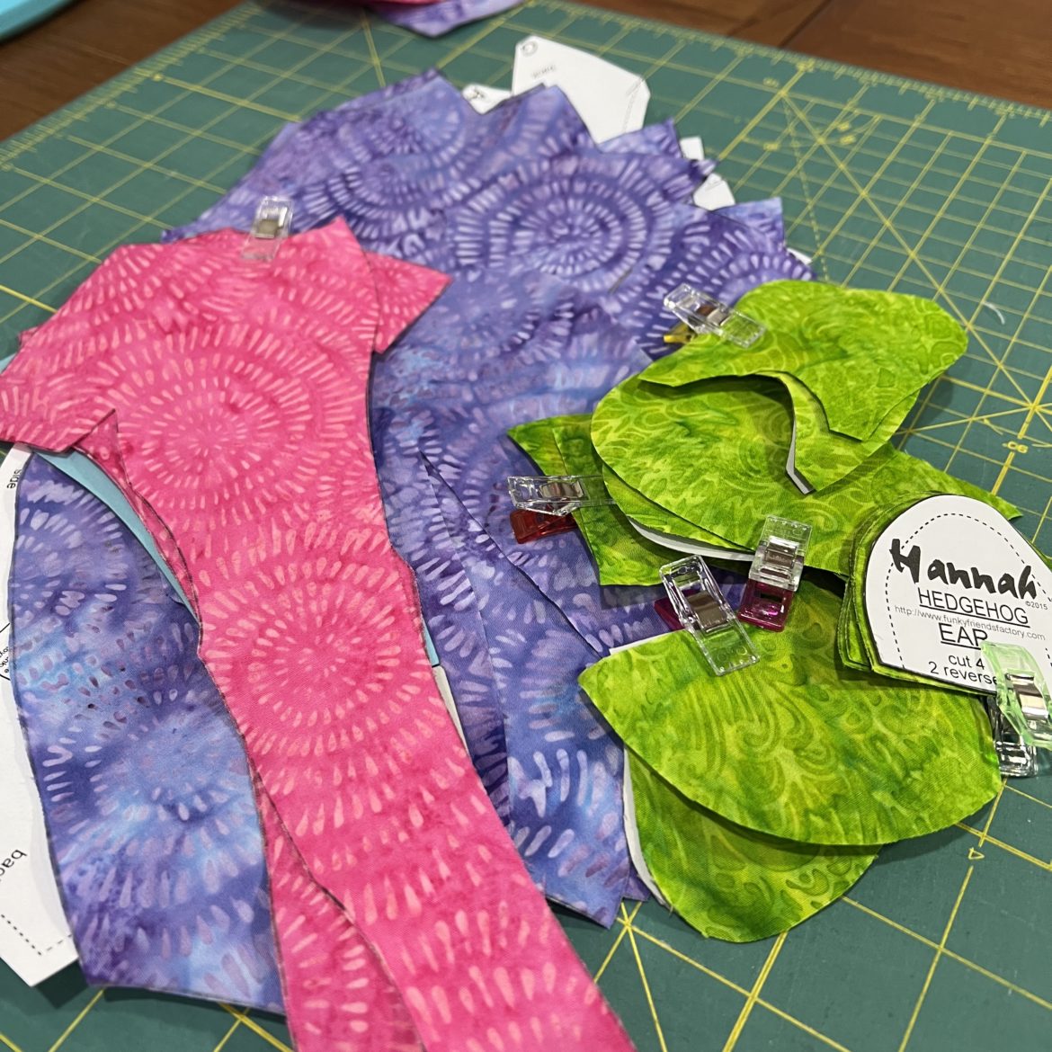 April Island Batik and Funky Friends Factory Project - Create with Claudia