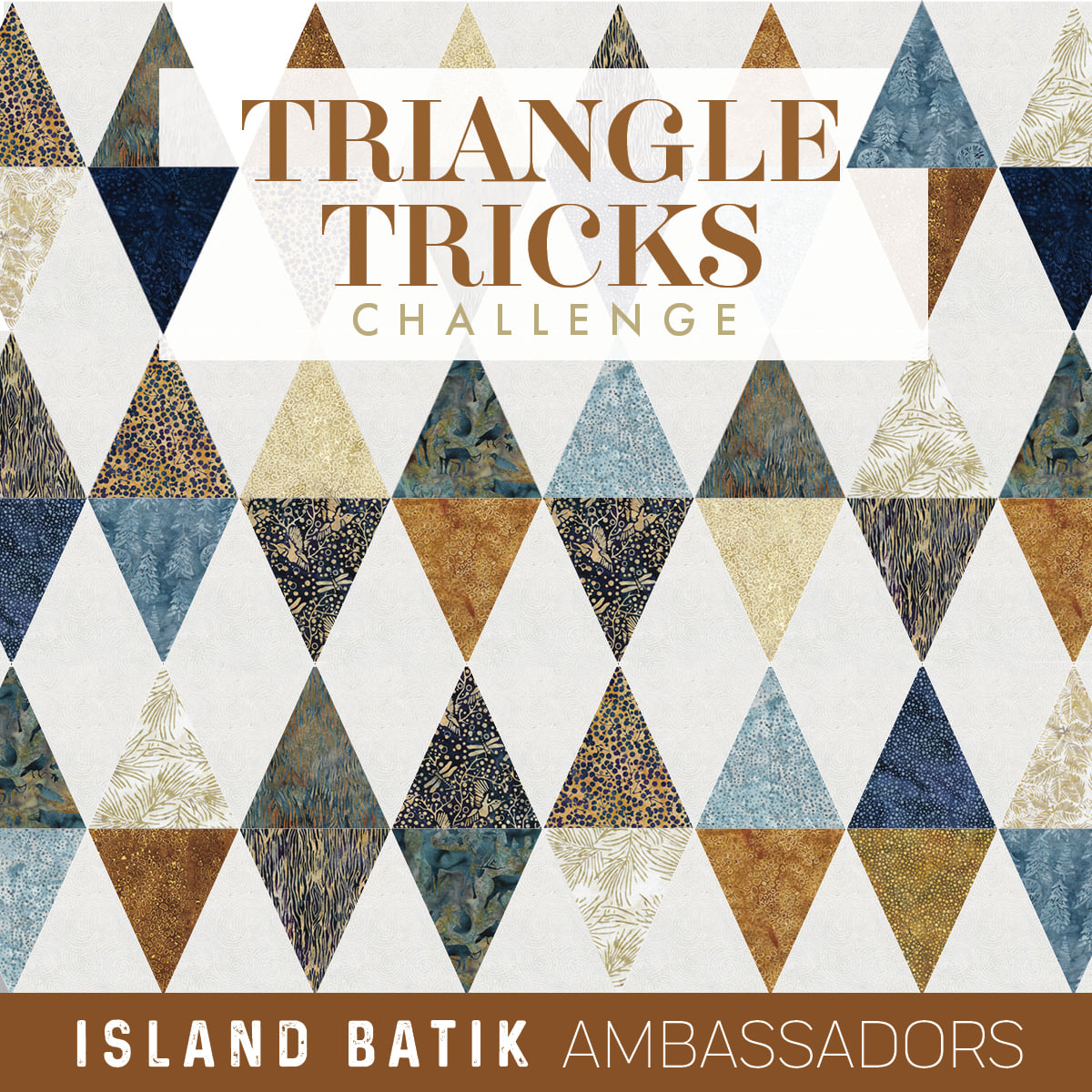 Triangle Tricks Quilting with Island Batik - Create with Claudia