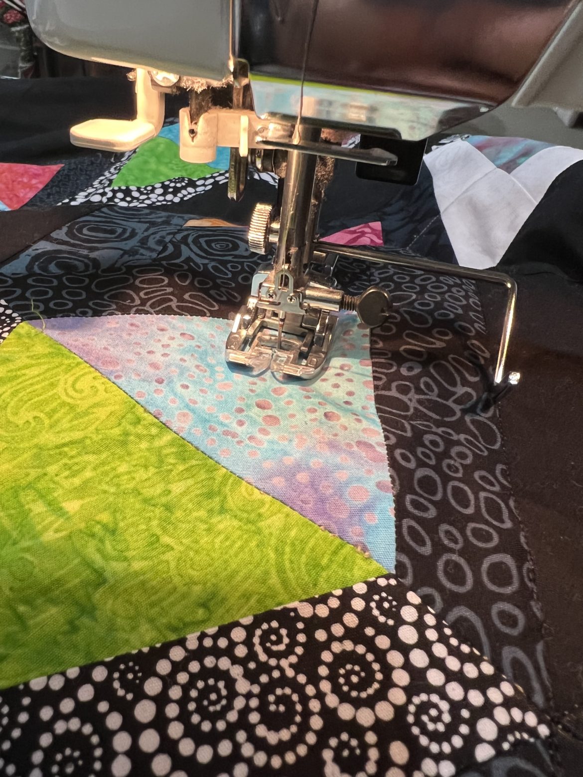 Triangle Tricks Quilting with Island Batik - Create with Claudia