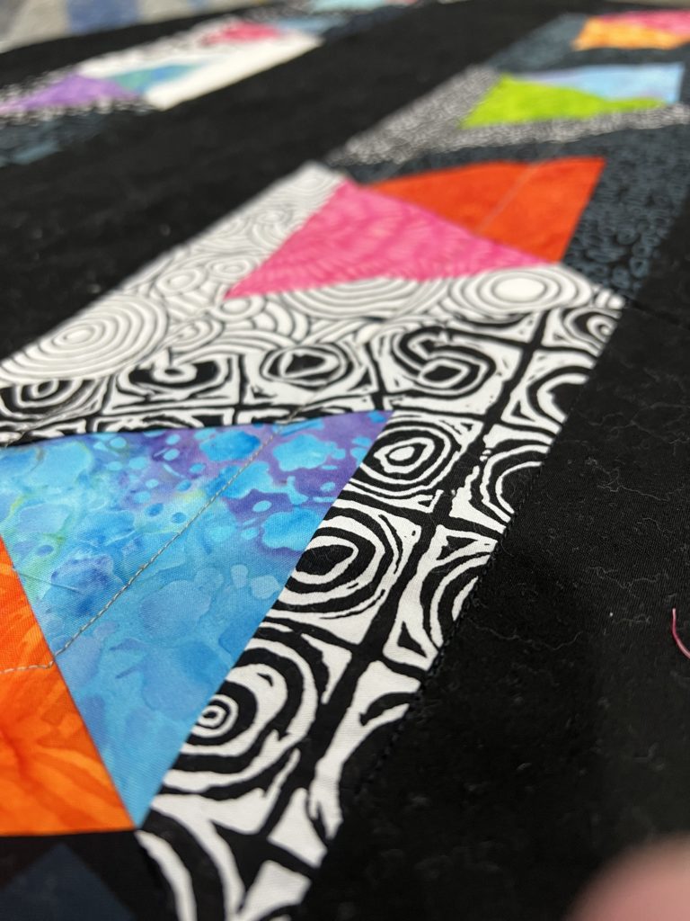 Triangle Tricks Quilting with Island Batik - Create with Claudia