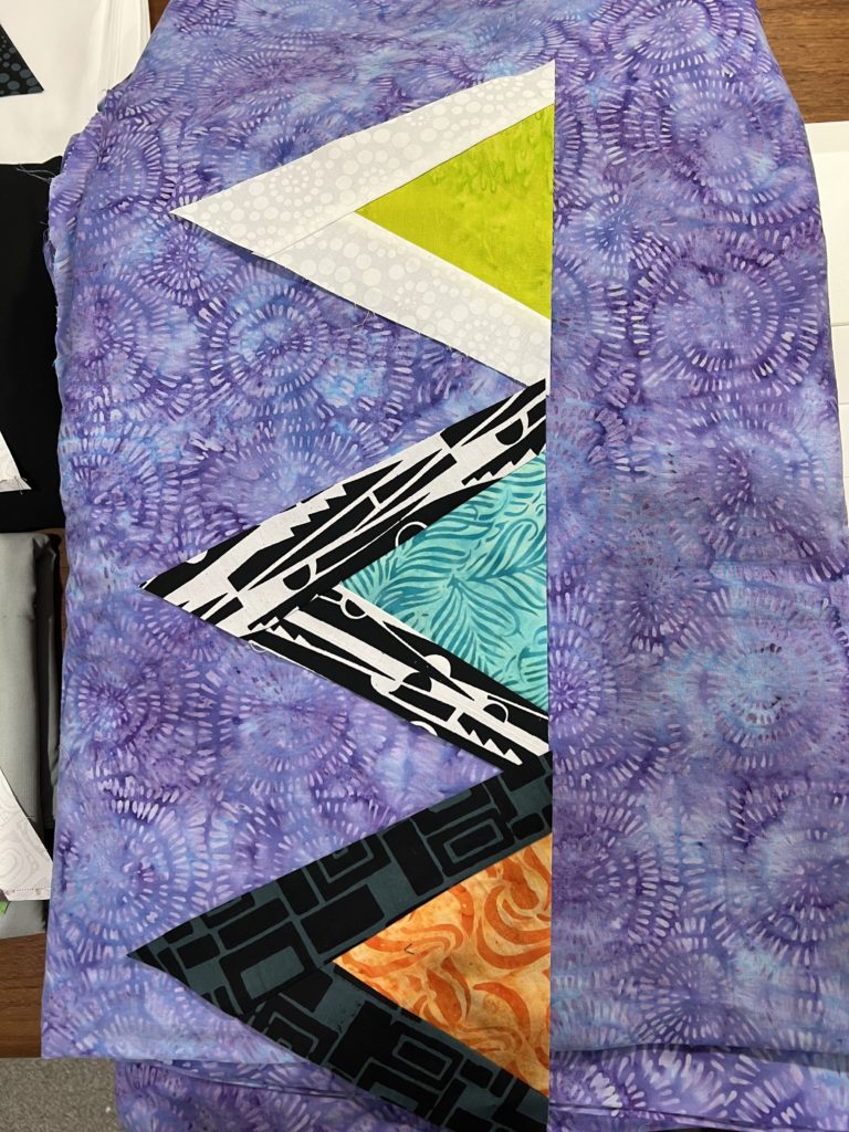 Triangle Tricks Quilting with Island Batik - Create with Claudia