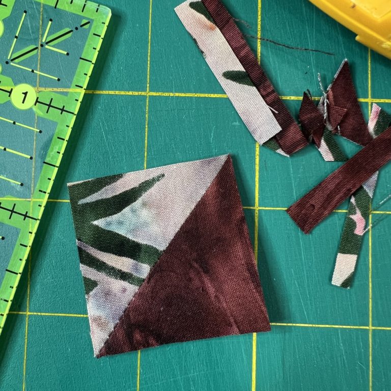 How to Decorate a Baseball Cap with Mini Quilt Blocks - Create with Claudia