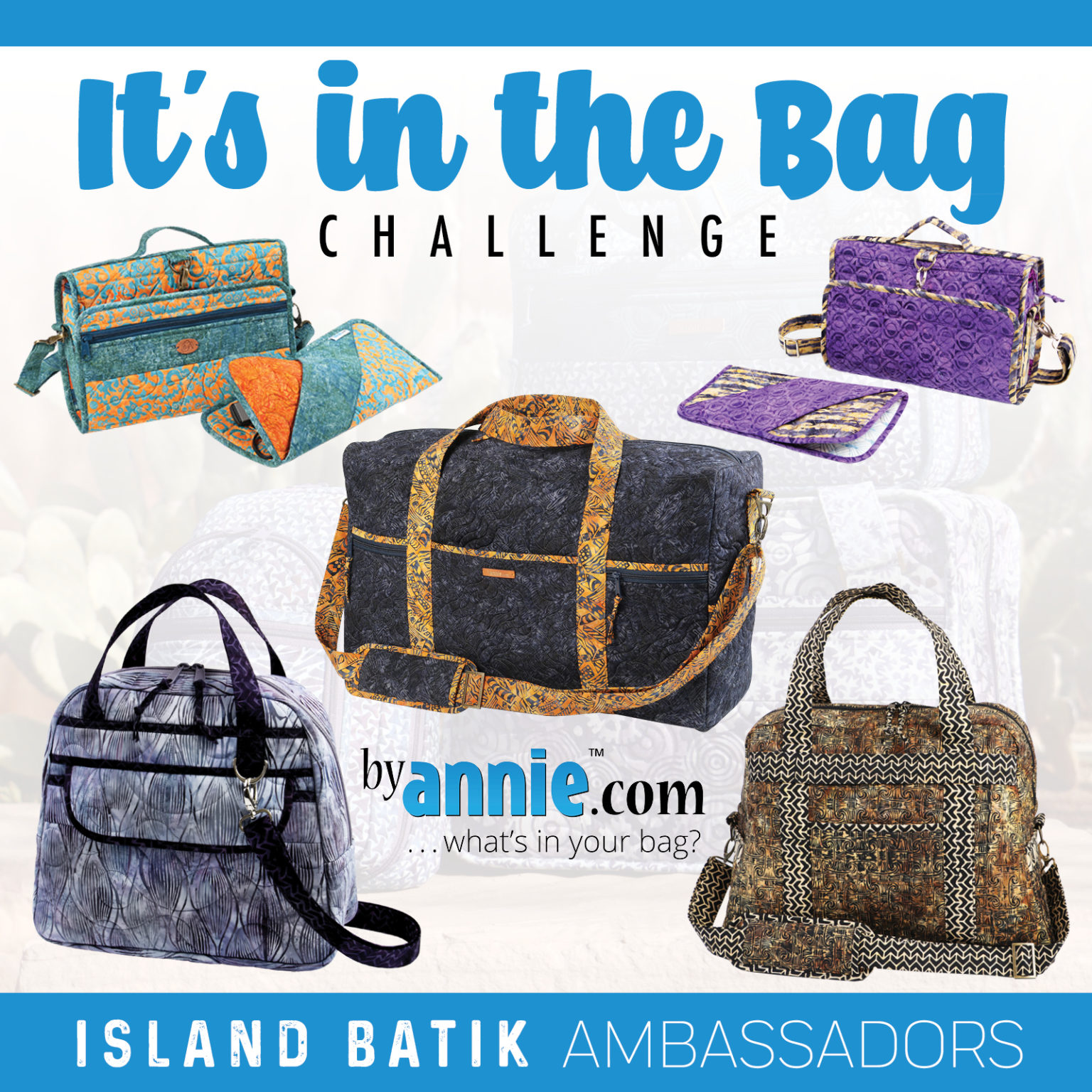 Making a Bag with Island Batik & By Annie Patterns - Create with Claudia