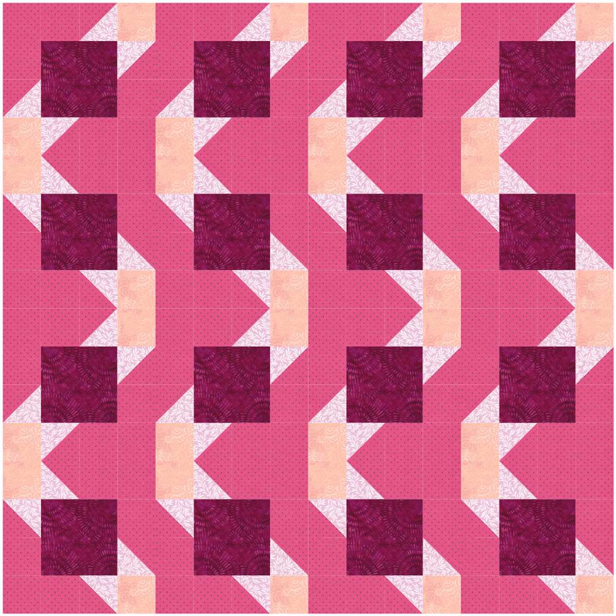 How to Make a Whiskers Quilt Block - Create with Claudia