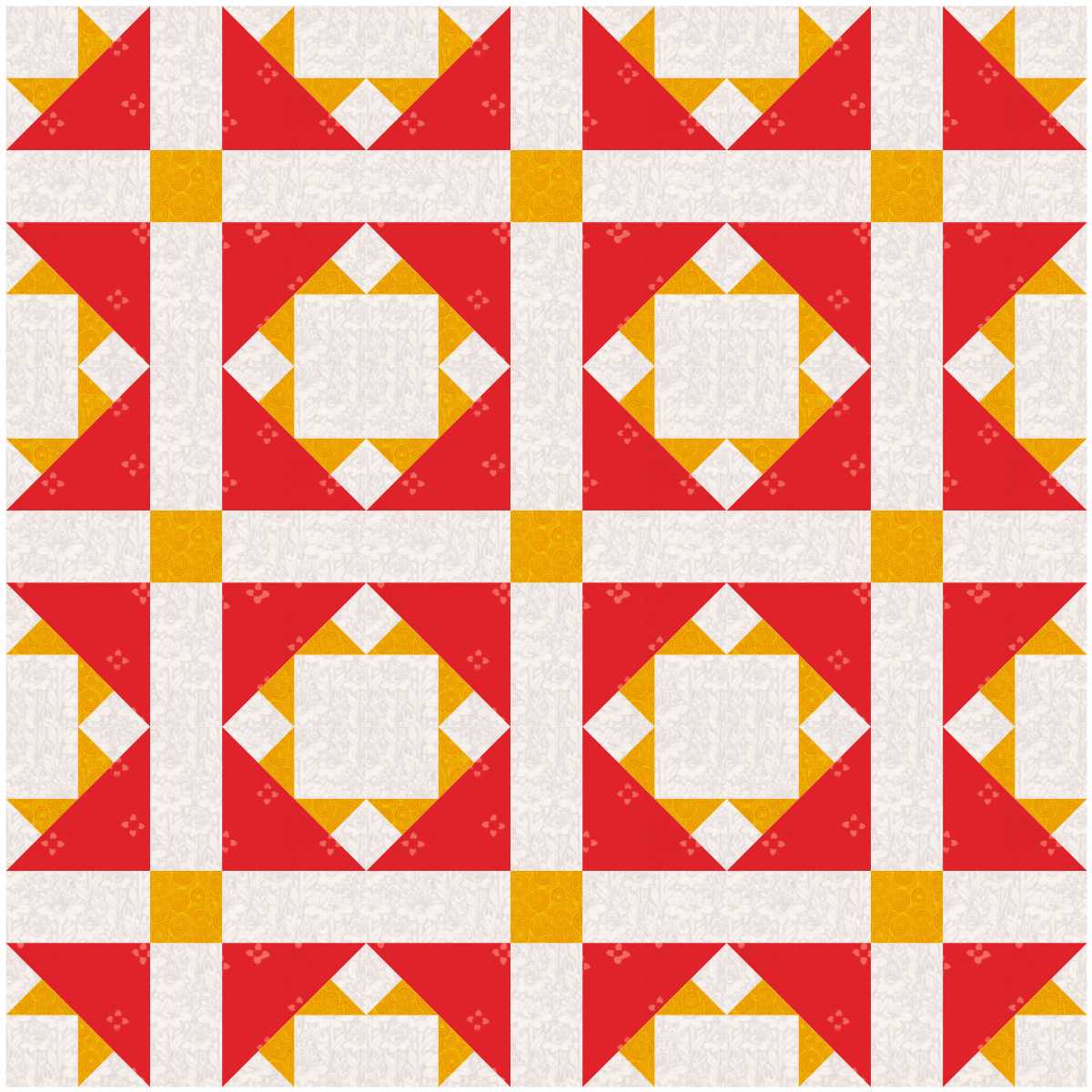 How to Make a Crown Quilt Block - Create with Claudia