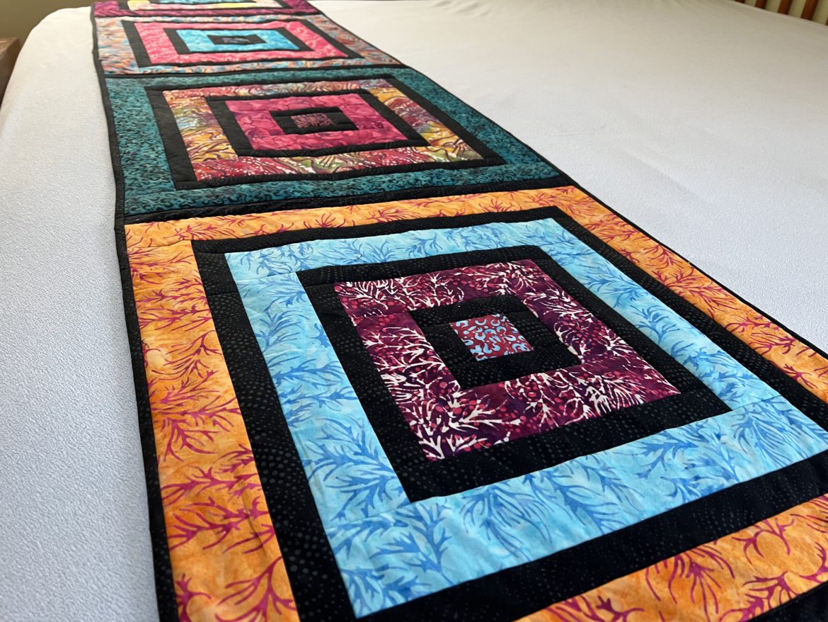 Quilt As You Go Bed Runner Tutorial - Create with Claudia