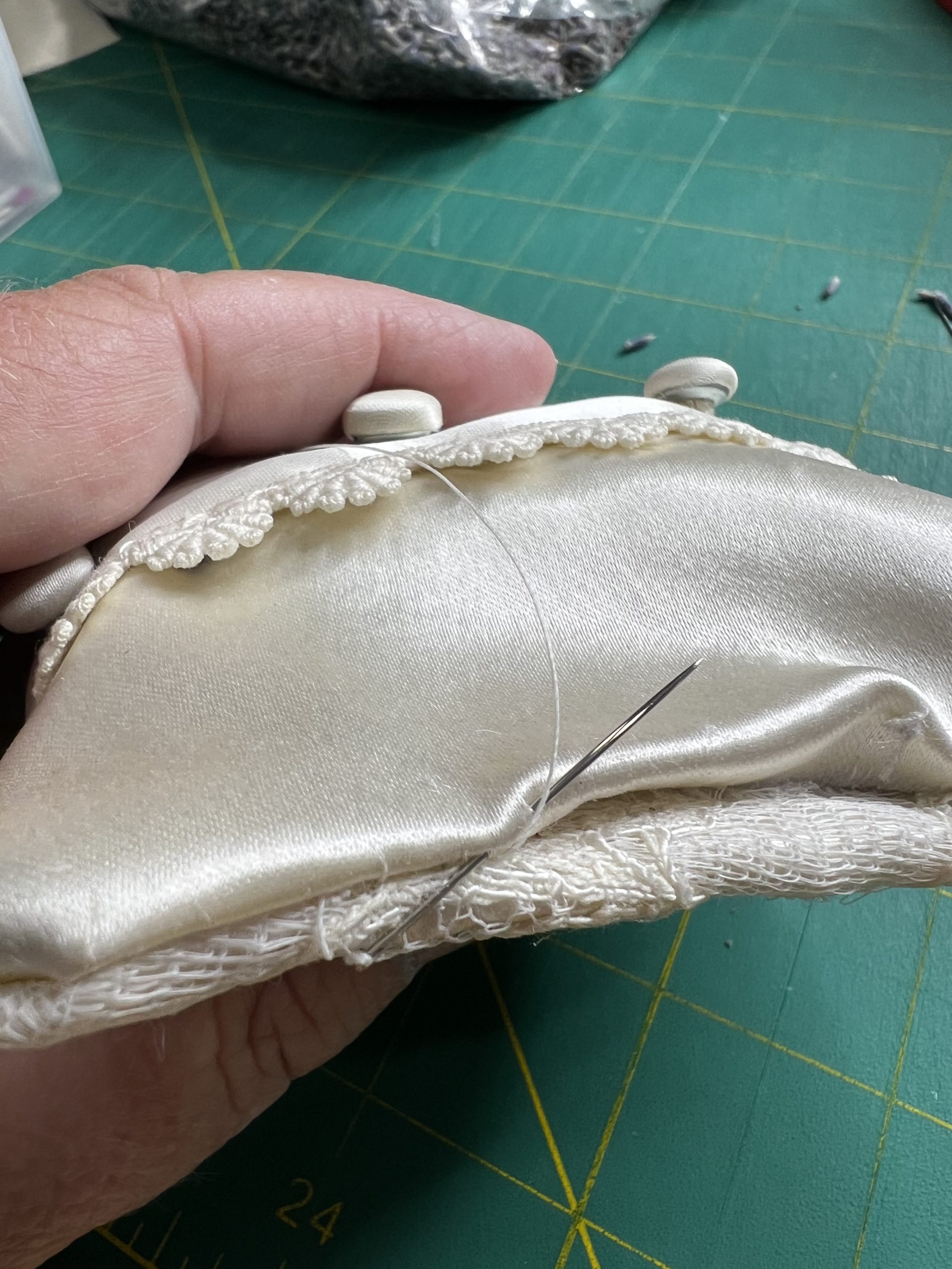 DIY Lavender Sachets - How to Make a Sachet out of an Old Wedding Dress ...