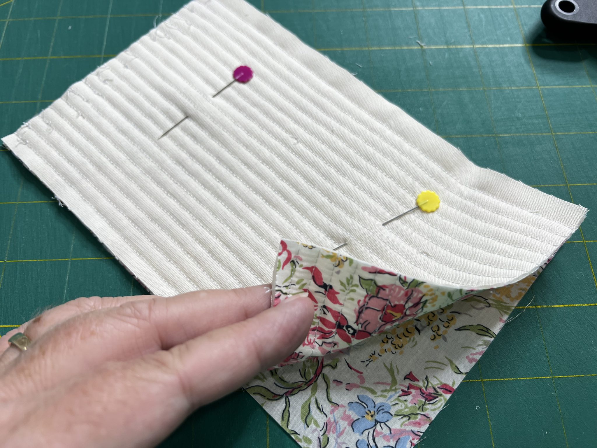 How to Make a Quilted Business Card Case - Create with Claudia