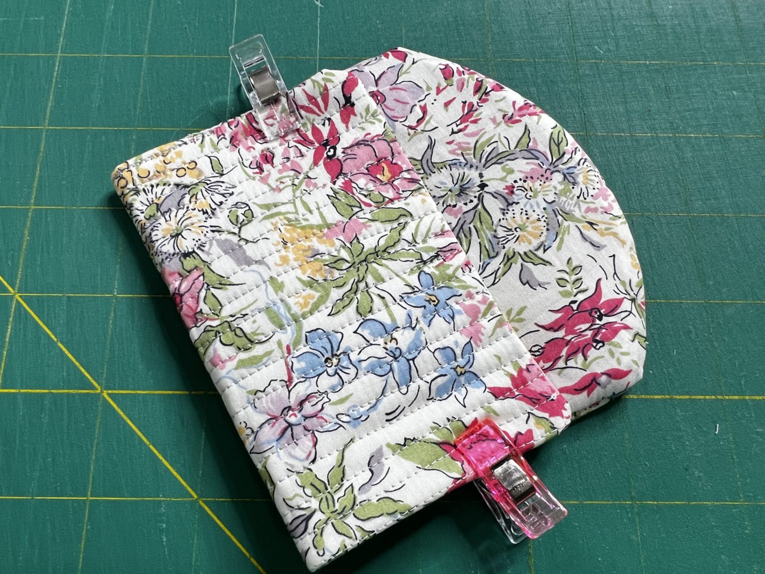 How to Make a Quilted Business Card Case - Create with Claudia