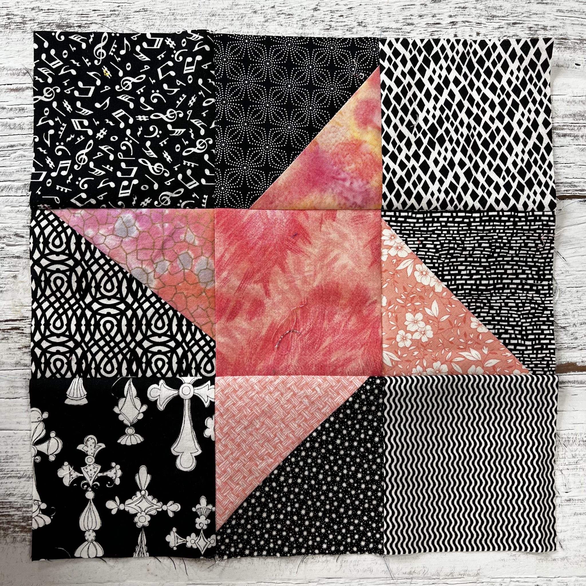 Easy Wonky Friendship Star Quilt Block Tutorial - Create with Claudia