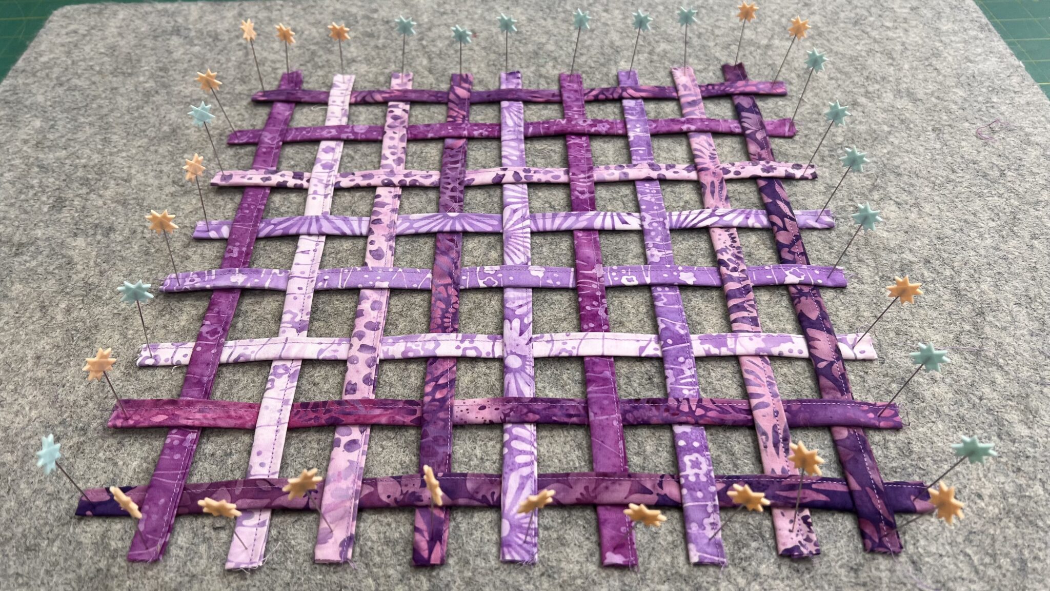 Woven Fabric Strips Lace Tutorial - Create with Claudia
