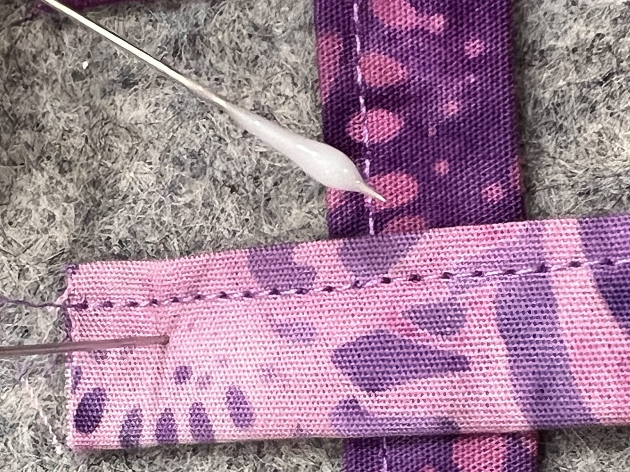 Woven Fabric Strips Lace Tutorial - Create with Claudia