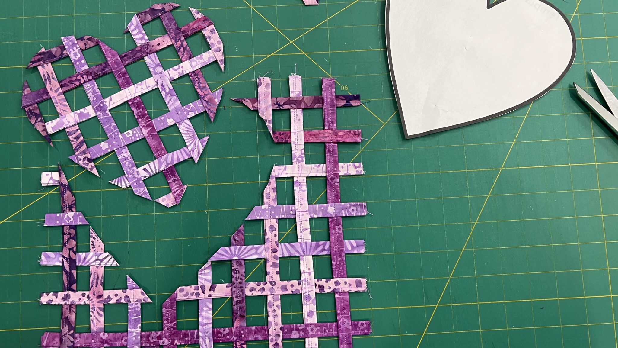 Woven Fabric Strips Lace Tutorial - Create with Claudia