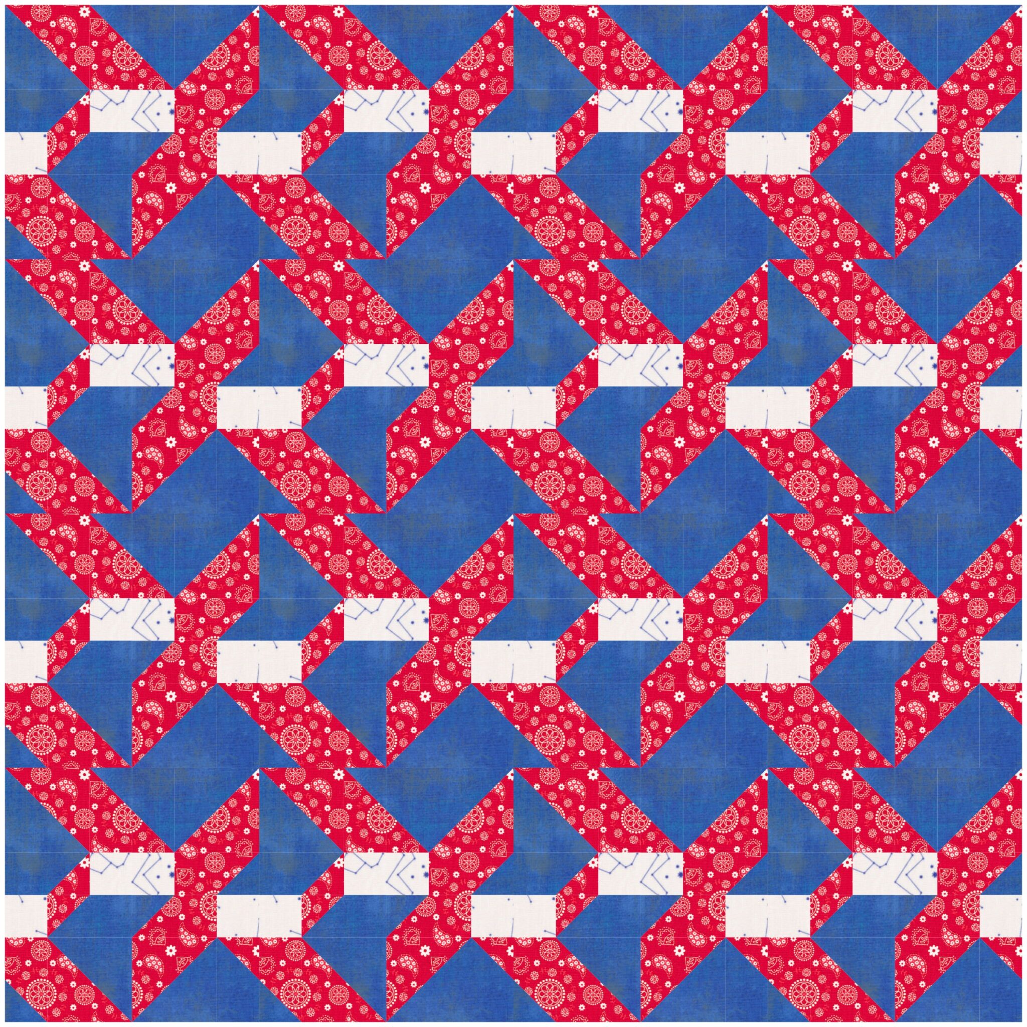 Disappearing Eccentric Star Quilt Block Tutorial - Create with Claudia